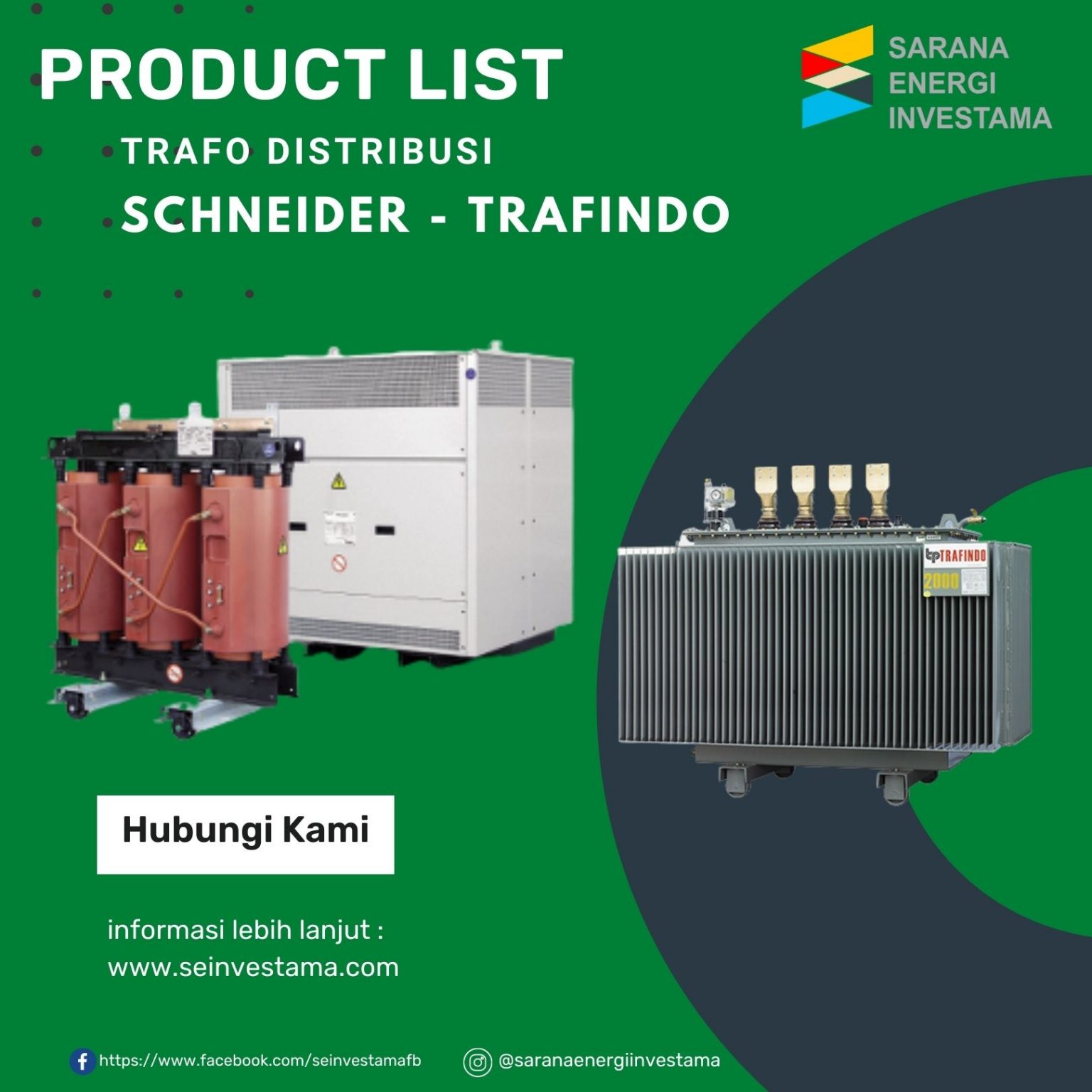 Trafo - Transformer Distribusi - PT SARANA ENERGI INVESTAMA